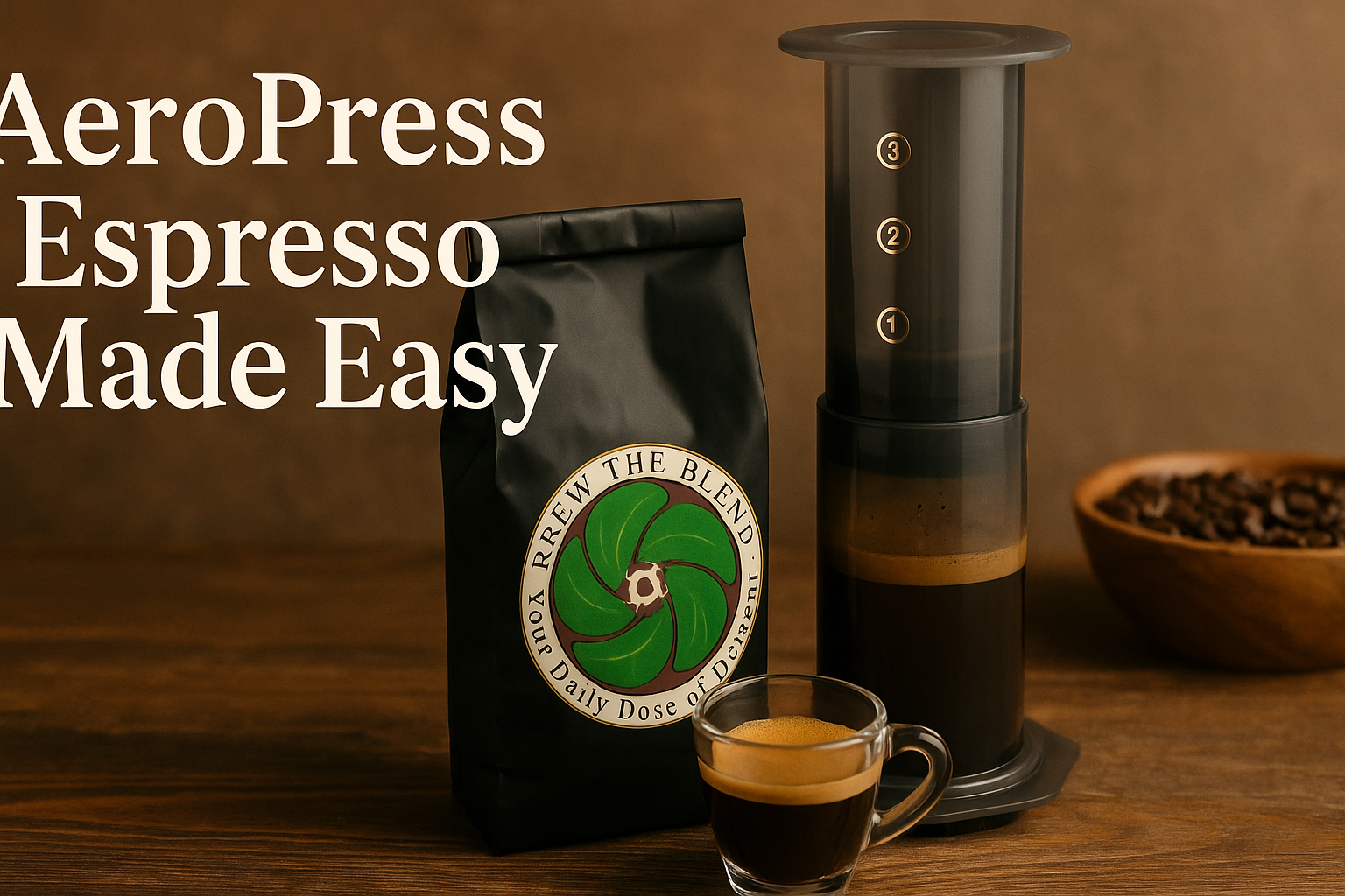 Can You Make Espresso with an AeroPress? | Brew the Blend Coffee Guide